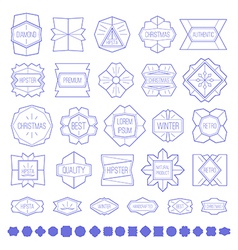 Labels and design elements Royalty Free Vector Image