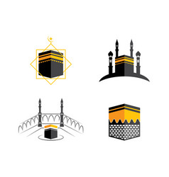 Kaaba logo Royalty Free Vector Image - VectorStock