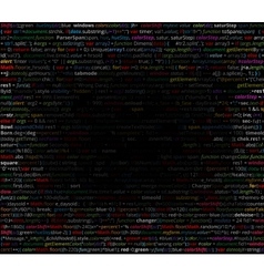 Source code screen Royalty Free Vector Image - VectorStock