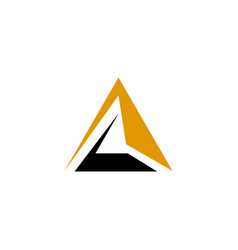 Triangle design element Royalty Free Vector Image