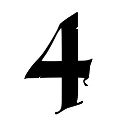 Gothic Numbers Numerals Vector Images (over 160)