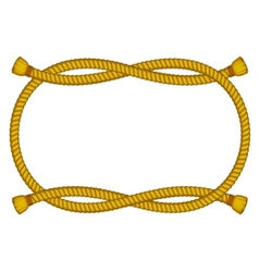 Rope frame Royalty Free Vector Image - VectorStock