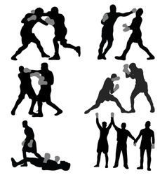 Boxing arrow background Royalty Free Vector Image