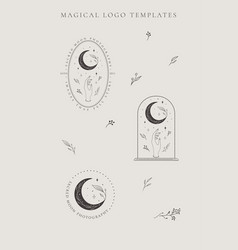 Moon Flower Logo Vector Images (over 1,200)