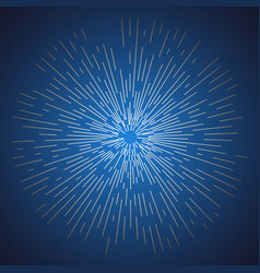 Sun rays circle frame Royalty Free Vector Image