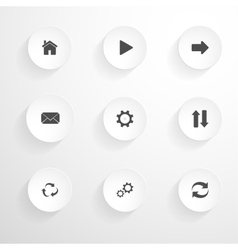 Download buttons set Royalty Free Vector Image