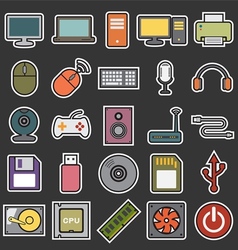 Computer icon Royalty Free Vector Image - VectorStock