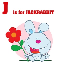 Jack rabbit cartoon Royalty Free Vector Image - VectorStock