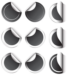 Black labels Royalty Free Vector Image - VectorStock