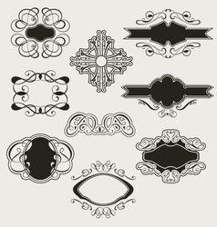 Calligraphy set Royalty Free Vector Image - VectorStock