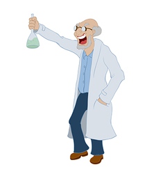 Flasher unbuttoned coat Royalty Free Vector Image