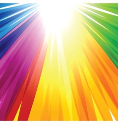 Rainbow Lines Background Royalty Free Vector Image