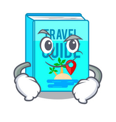 Architect travel guide book isolated in cartoon Vector Image
