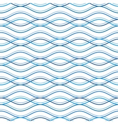 Ocean wavy line textures outline ripple Royalty Free Vector