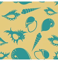 Shell seamless patter 8 Royalty Free Vector Image