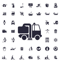 Cleaning machine icon Royalty Free Vector Image