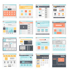 Web template Royalty Free Vector Image - VectorStock