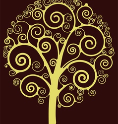 Swirl tree Royalty Free Vector Image - VectorStock