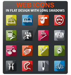 Hare krishna icon set Royalty Free Vector Image