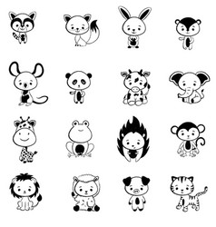 Cute-small-animals Royalty Free Vector Image - VectorStock