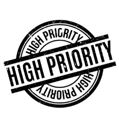 High Priority rubber stamp Royalty Free Vector Image