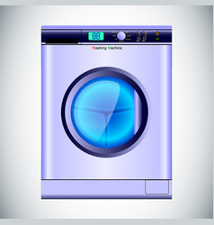 Realistic washing machine Royalty Free Vector Image