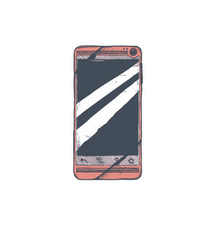 Brick phone Royalty Free Vector Image - VectorStock