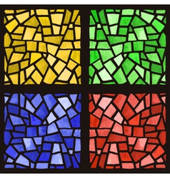 Stained glass window Royalty Free Vector Image