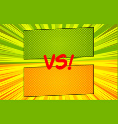 Comic competitive horizontal concept Royalty Free Vector