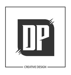 Initial letter dp logo template design Royalty Free Vector