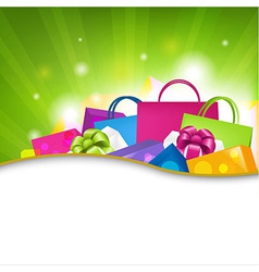 Shopping Background Royalty Free Vector Image - VectorStock
