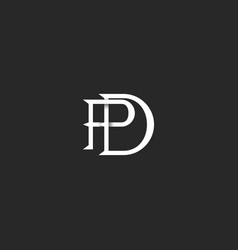 Calligraphic letter S logo monogram black and Vector Image