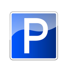 Car bumper sticker mr parking Royalty Free Vector Image