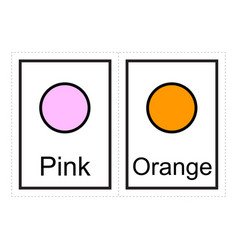 Learn primary colors color sorting activity Vector Image