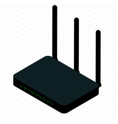 Wireless wi-fi router Royalty Free Vector Image