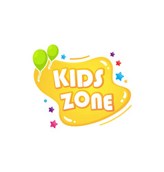Open sign with cartoon kids Royalty Free Vector Image