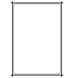 Page border a4 design for project Royalty Free Vector Image