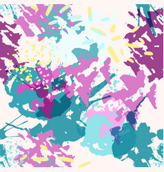 Joyful abstract colorful ink splatter background Vector Image
