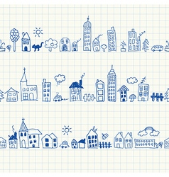 City border frame Royalty Free Vector Image - VectorStock