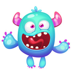 Thinking monster Royalty Free Vector Image - VectorStock