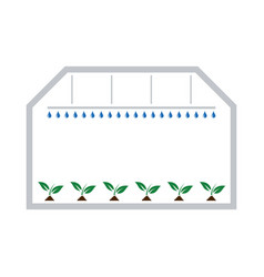 Ghg greenhouse gas emissions levels chart icon Vector Image