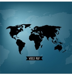 Save the world poster design template with hand Vector Image