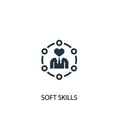 Self-confidence icon simple element from soft Vector Image