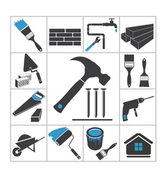 Hardware store banner with building tools Vector Image