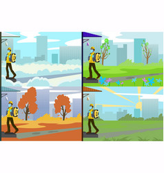 All season delivery up to Royalty Free Vector Image