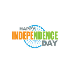 Happy indian kids waving flags of india on Vector Image