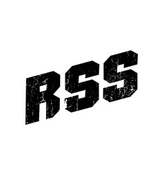 Rss rubber stamp Royalty Free Vector Image - VectorStock