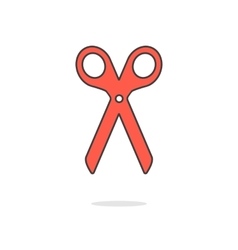 Red Scissors Set Royalty Free Vector Image - VectorStock