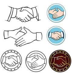 Handshake Royalty Free Vector Image - VectorStock