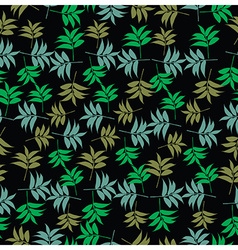 Leavesfruits and flowers seamless pattern Vector Image